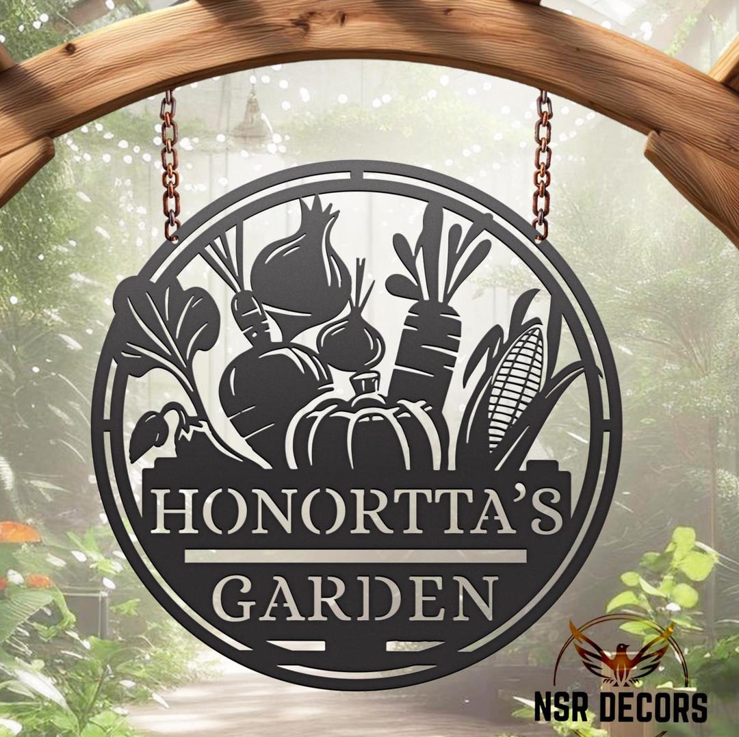 Custom Garden Signs for Vegetables, Engraved Plant Markers, Garden Sign ...