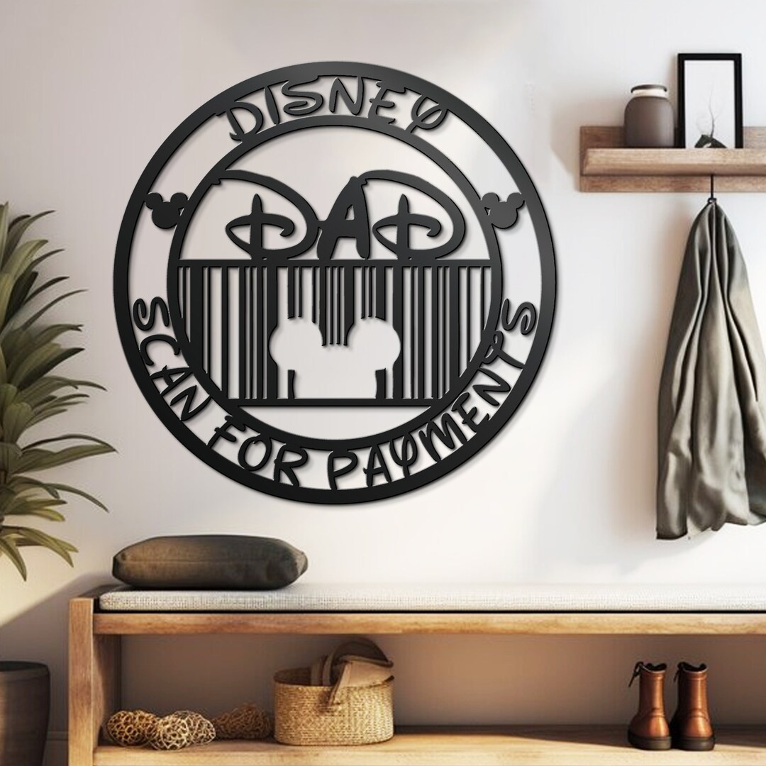 Disney Dad Metal Sign, Fathers Day Gift, Disney Best Dad Ever, Unique ...