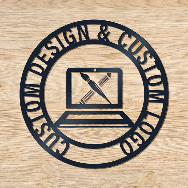 Metal Logo Sign - Etsy