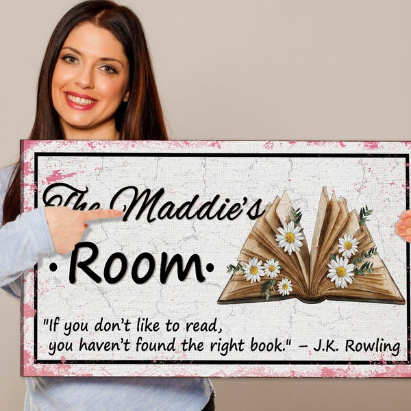 Custom Library Sign - Etsy