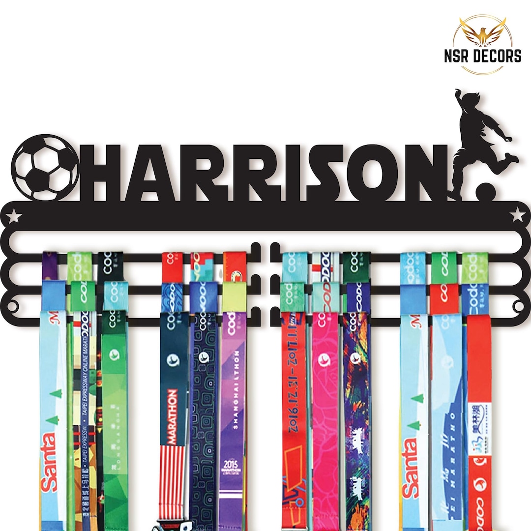 Personalized Medal Hanger, Custom Name, Sports Award Display - Etsy