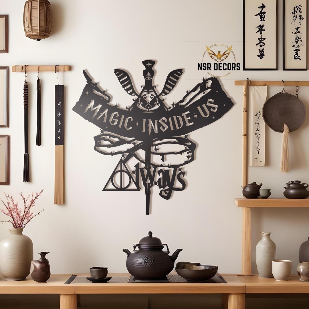 Deathly Hallows Always Inspired Sign, Movie Fan Gifts, Potter Metal ...
