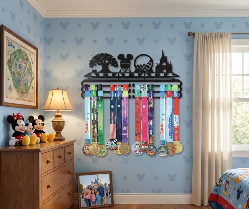 Disney Medal Hanger, Monorail Design, Marathon Medal Display - Etsy