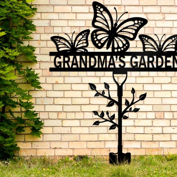 Butterfly Garden Sign - Etsy