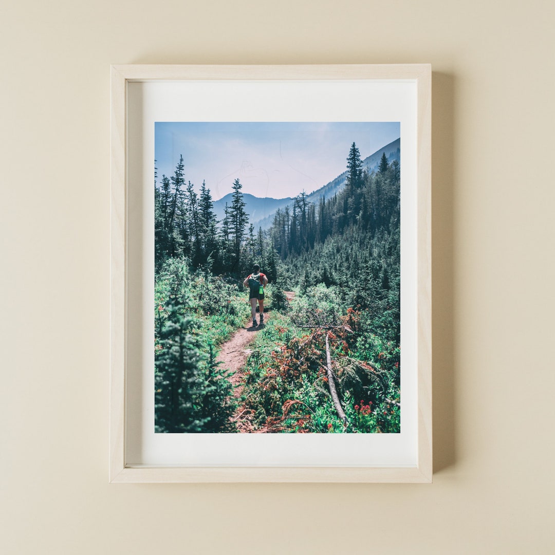 Hiking Inspo Pic Forest Landscape Photograph Wall Art Travel Home Decor ...