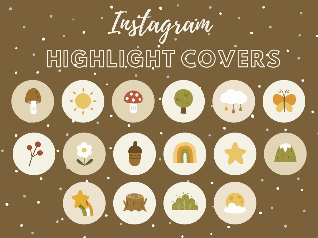 Nature Instagram Highlight Covers - Icons - Cute - Aesthetic ...