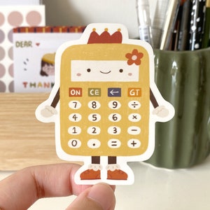 Calculator Sticker - Fun - Colourful - Math - Scientific - Teacher ...