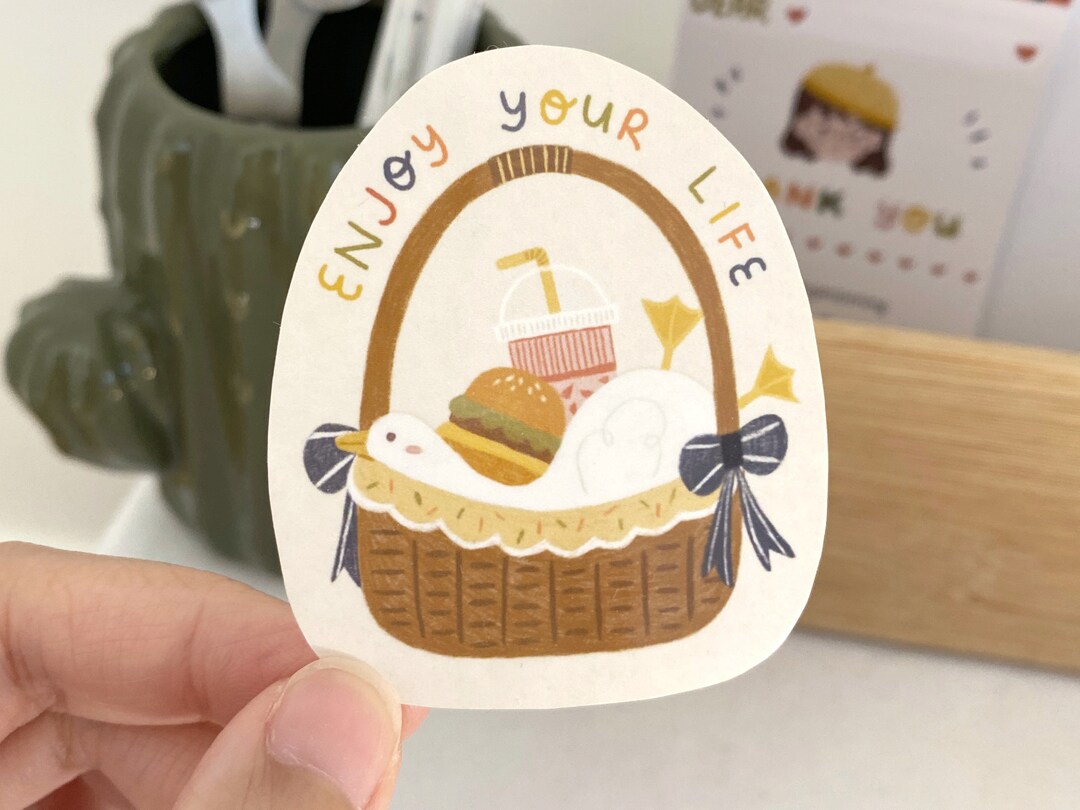 Cute Motivational Stickers- Cute Illustration - Kawaii - Deco Sticker ...