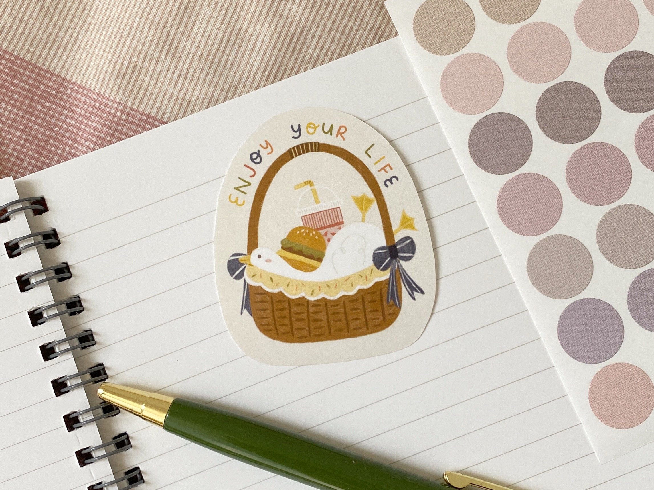 Cute Motivational Stickers- Cute Illustration - Kawaii - Deco Sticker ...