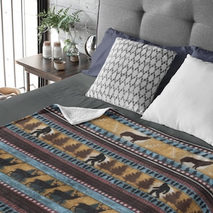 Bigfoot Quilt, Velveteen Blanket, Bigfoot Blanket, Sasquatch Gifts ...