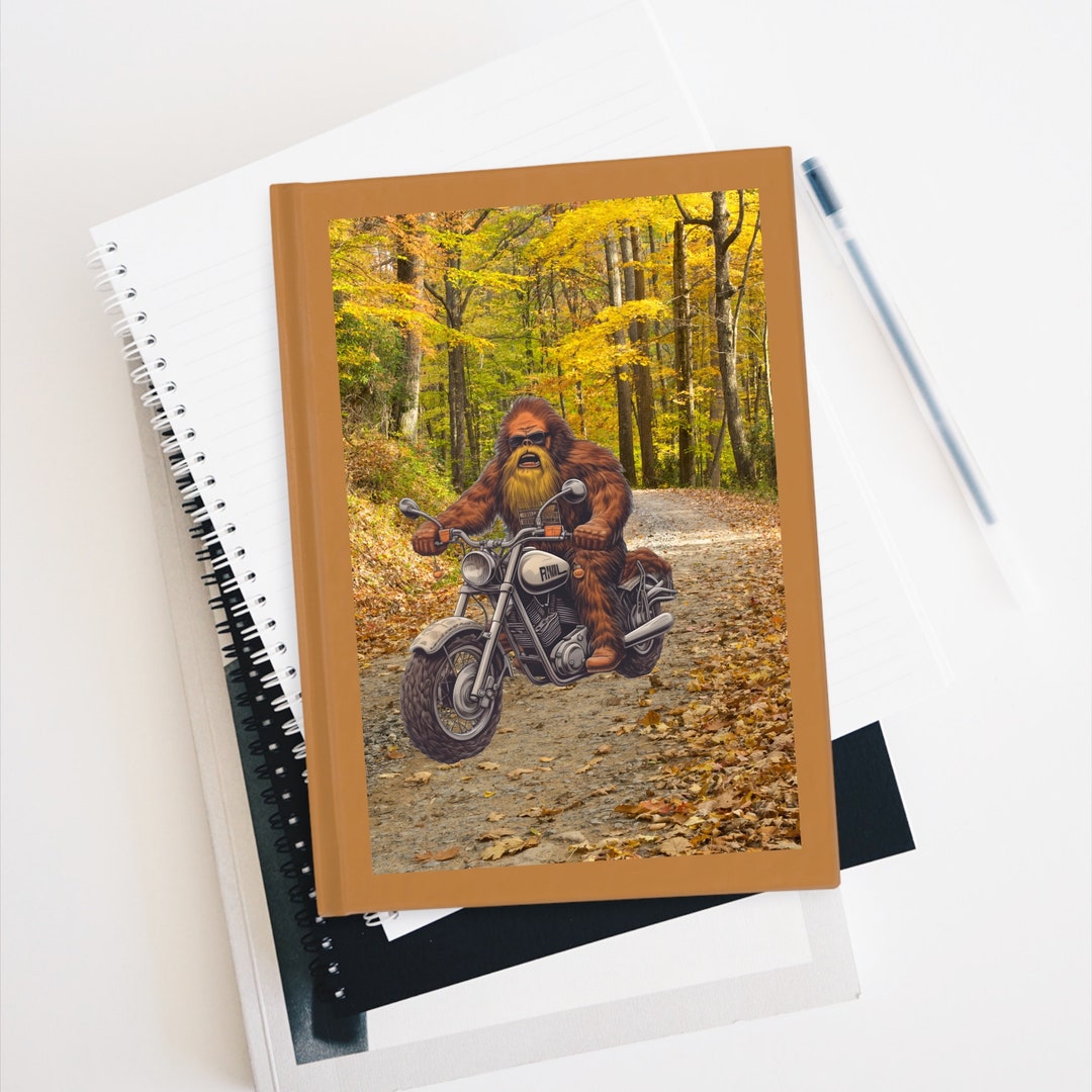 Bigfoot Motorcycle Sketchbook: Mythical Creature Journal - Etsy