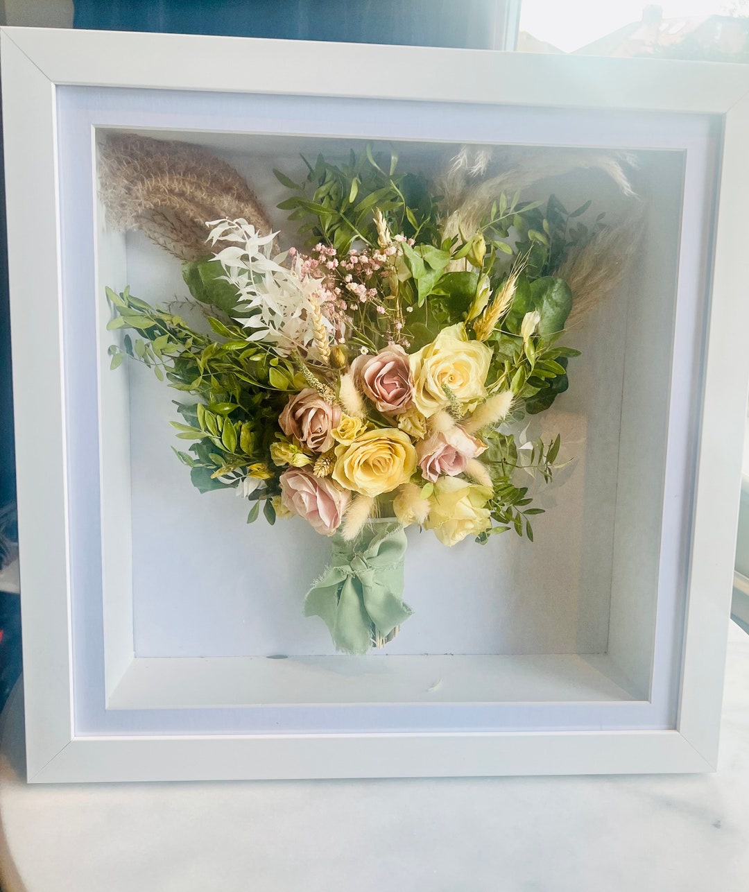 Flower Preservation Shadow Box Frames Wedding Flowers, Funeral Flowers ...