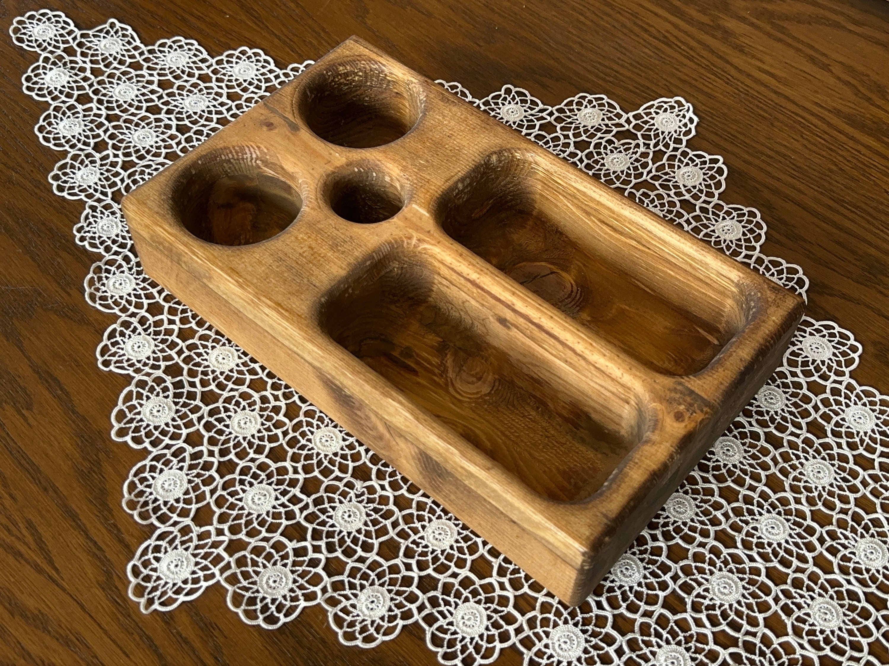 Snack-butler Drink Box Snacks Tray Wood Beer Box Couch - Etsy