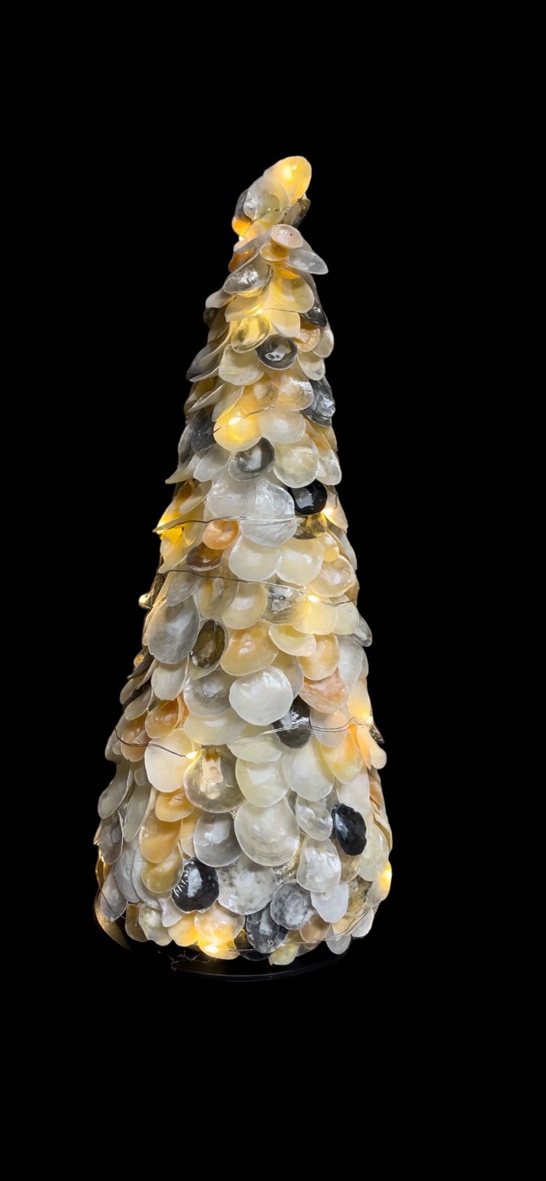 Lighted Seashell Halloween Tree, Jingle Shell Fall Tree, Decorated ...