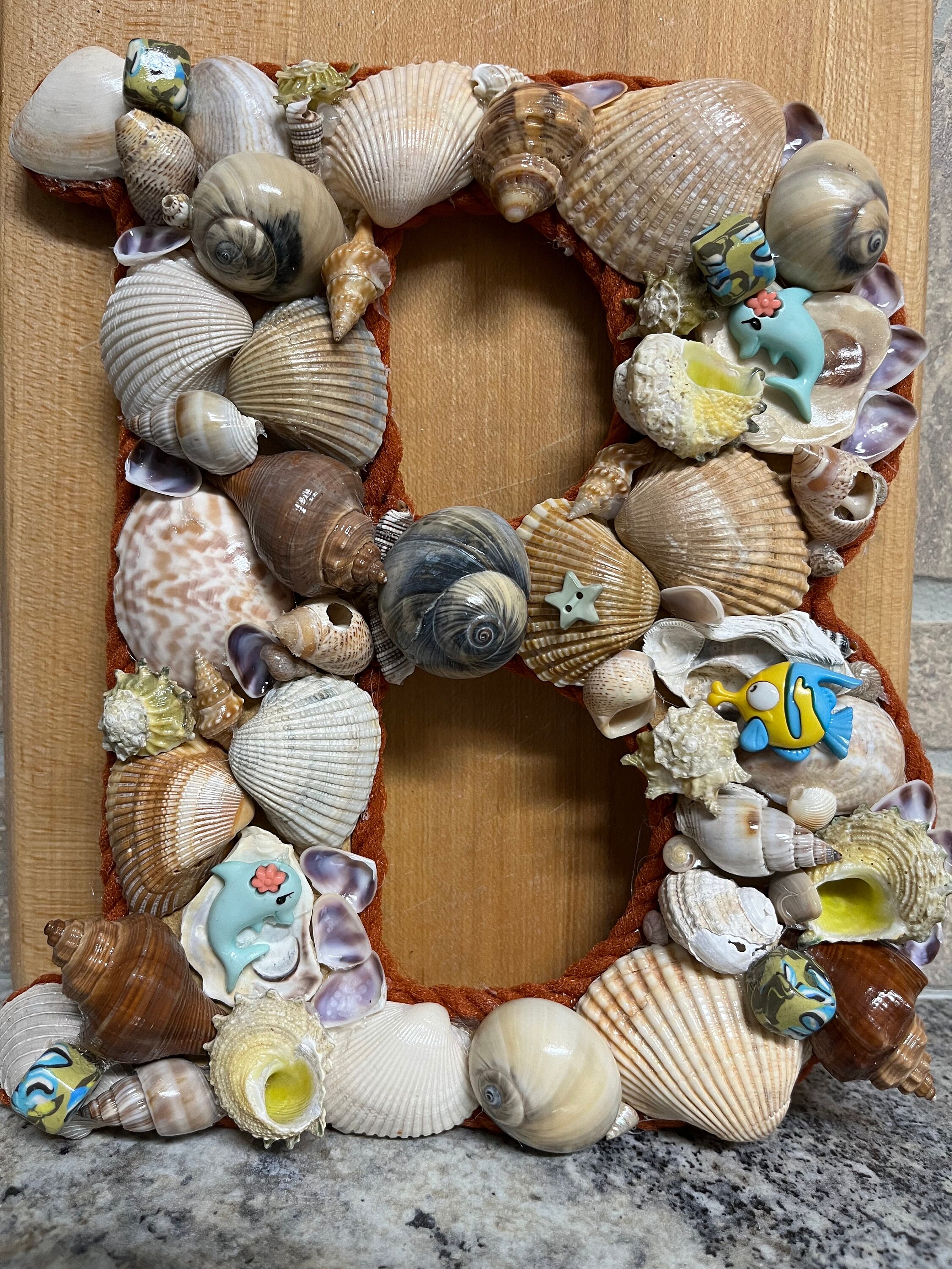 Seashell Alphbetical Letters, Beach Shell Letters, Beach Custom ...