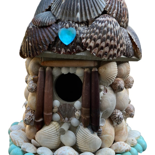 Seashell Bird House - Etsy