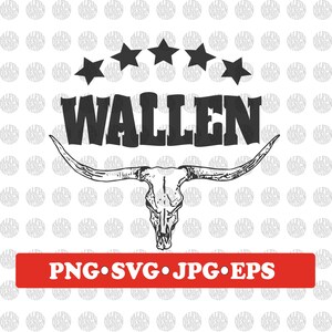 Wallen Western Svg, Retro Wallen Svg, Western Svg, Cowboy Wallen Svg ...