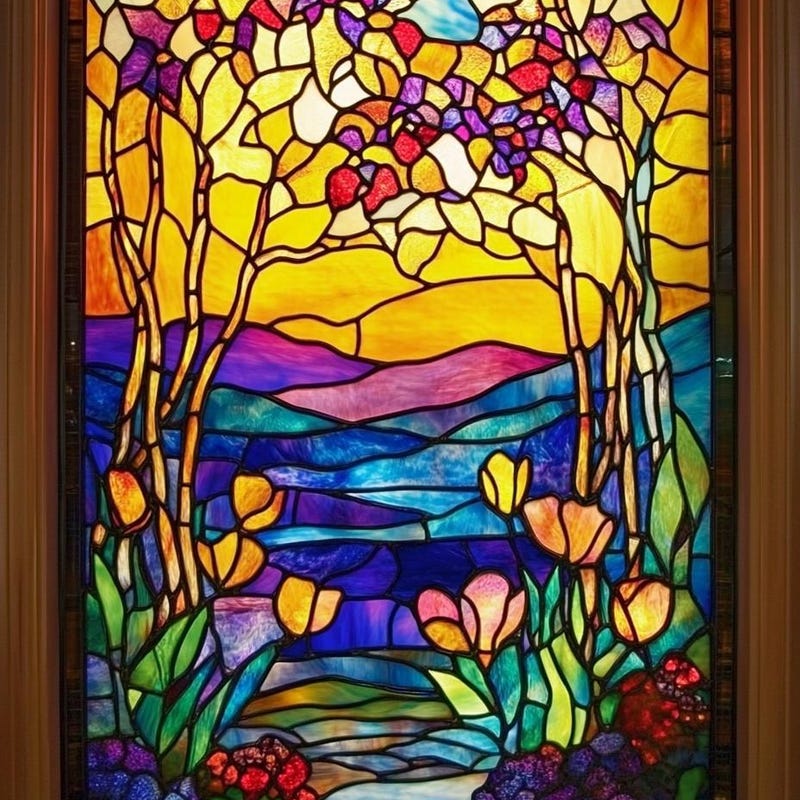 Sunset Window Film - Etsy