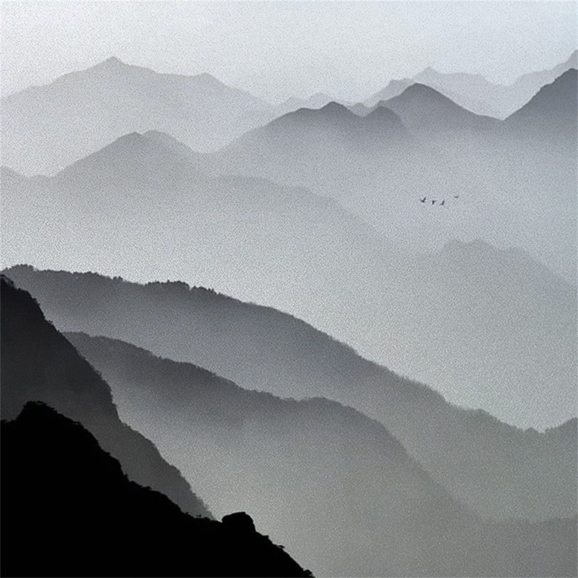 Custom Size Mountain Stained Glass Window Filmsfrosted Glass - Etsy