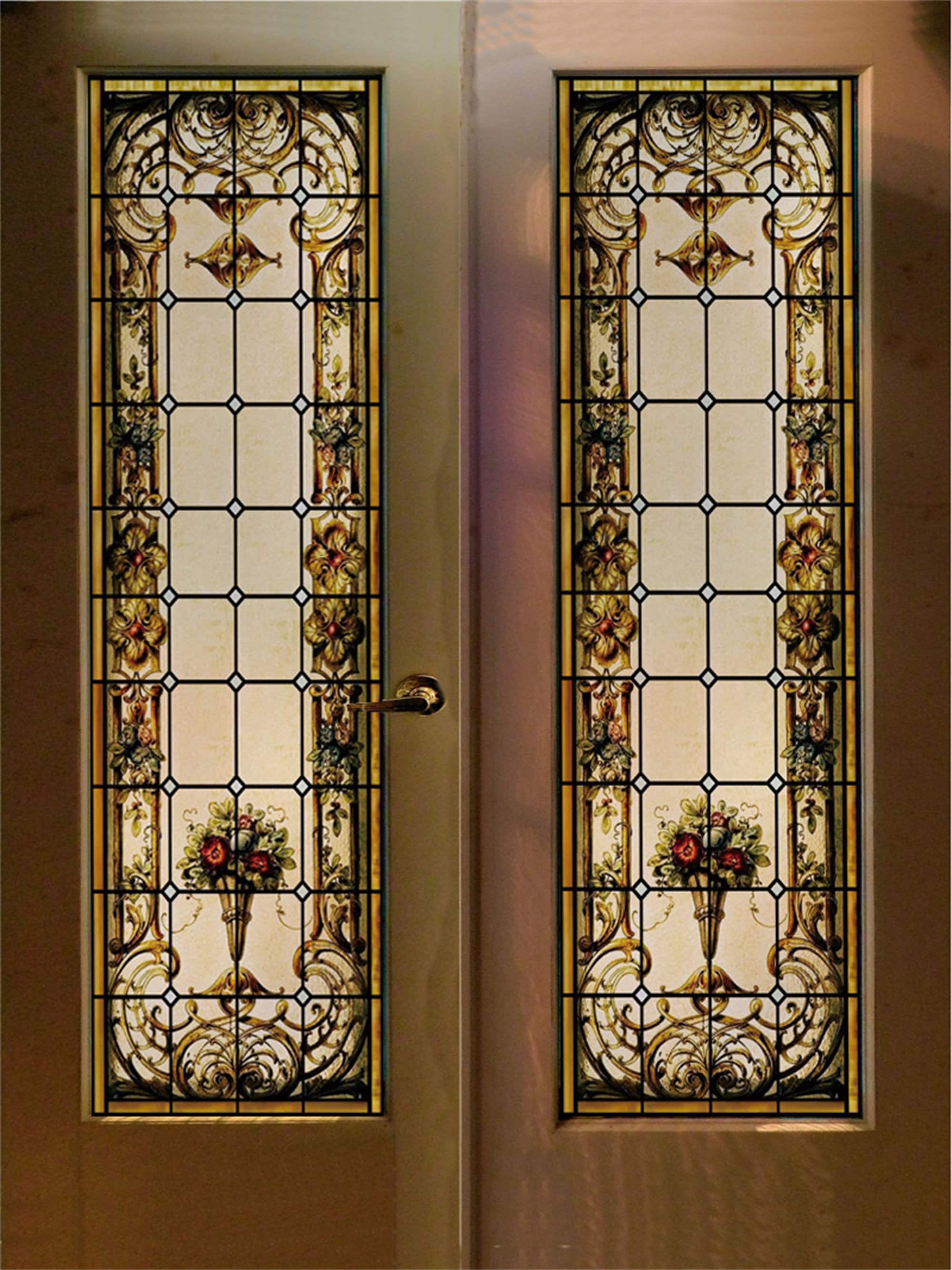 Custom Size Window Film Stained Glass Films Frosted Privacy - Etsy