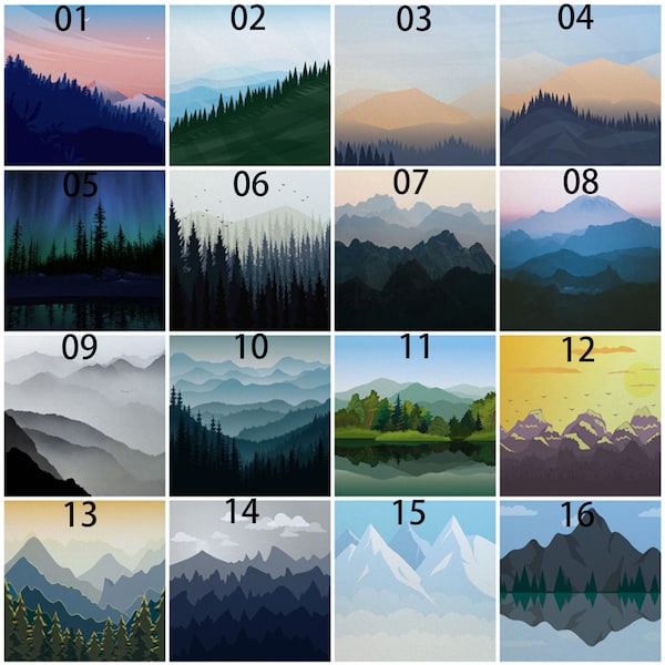 Mountain Scene Window Film - Etsy