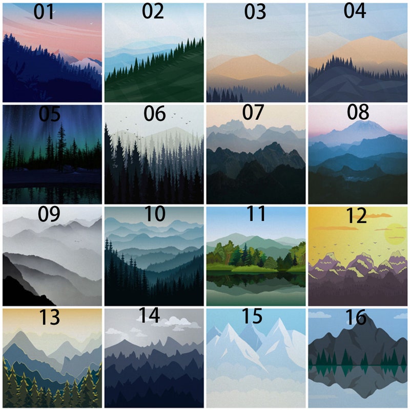 Mountain Scene Window Film - Etsy