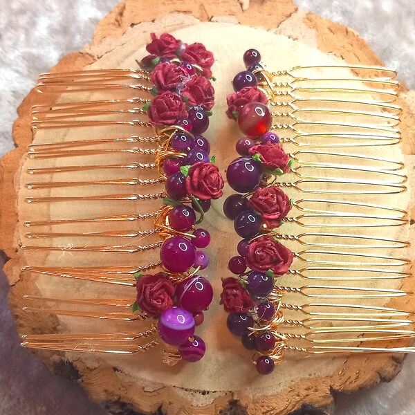 Red Hair Comb - Etsy UK