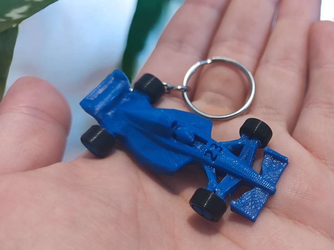 Formula 1 Racing Key Ring Williams Car Keychain 3D Printed F1 Car ...