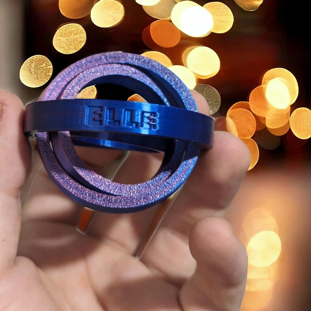 Personalised Spinning Fidget Toy – Custom Christmas Stocking Filler ...