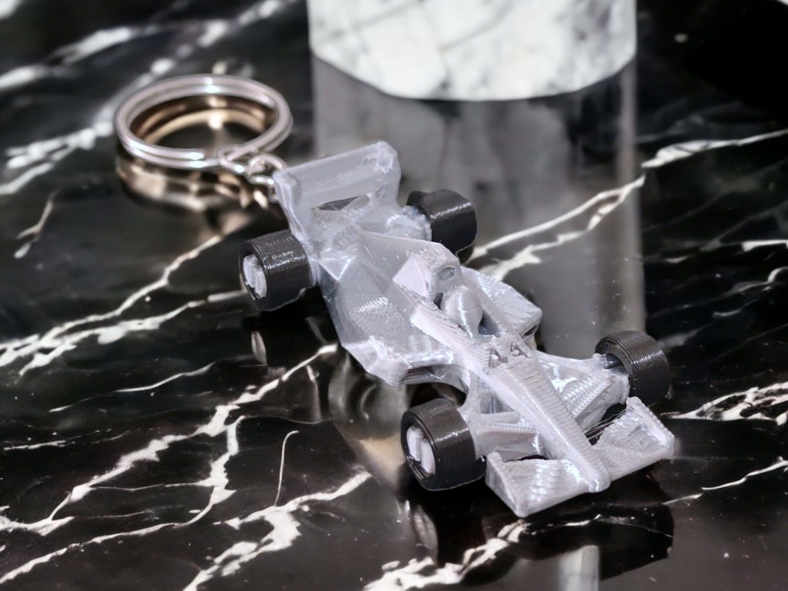 3D Printed Ferrari F1 Car Keychain: Vibrant Red Racing Gift - Etsy