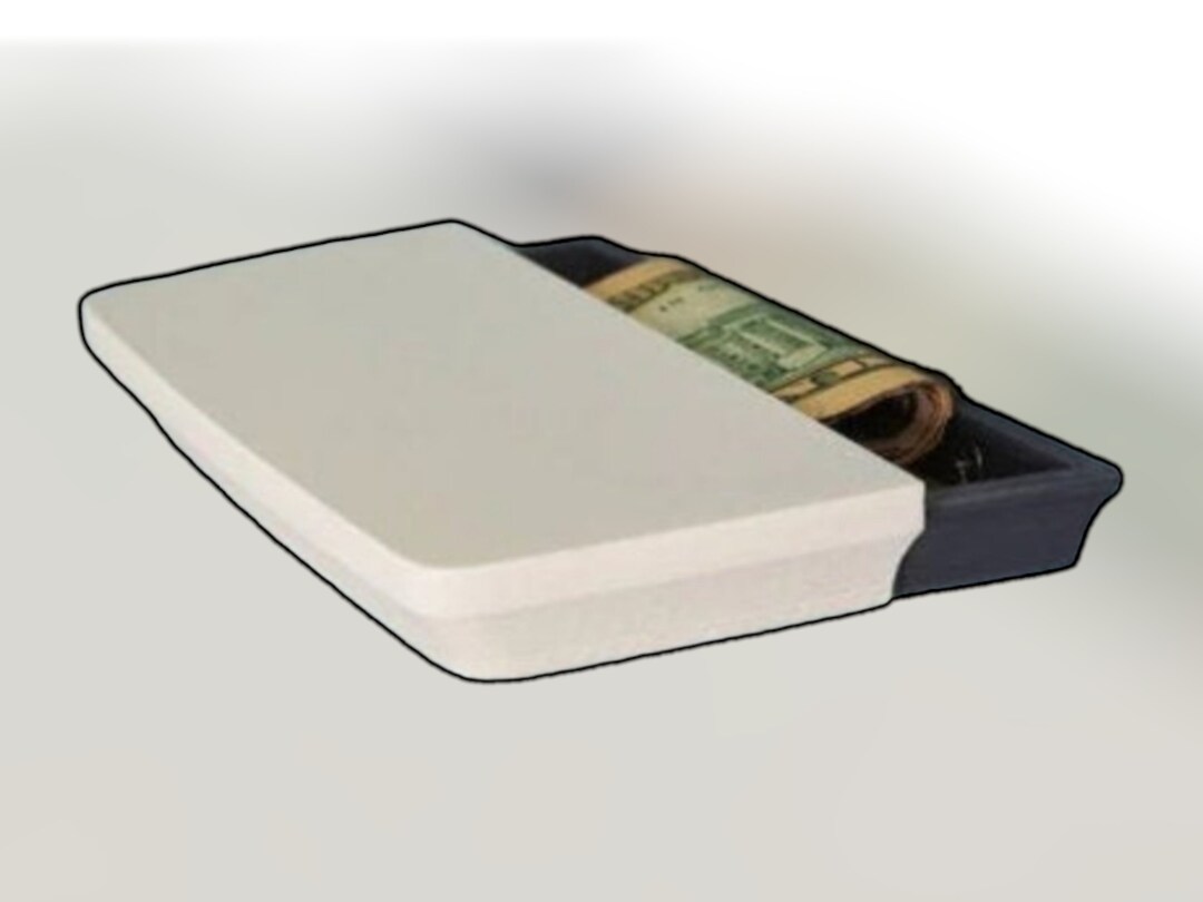 Hidden Compartment Shelf | Secret Floating Safe | Stealth Wall-mounted ...