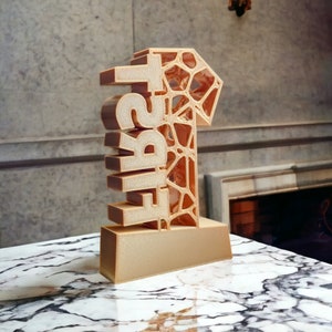 Personalized 3D Printed Trophy: Custom Award, Special Recognition - Etsy