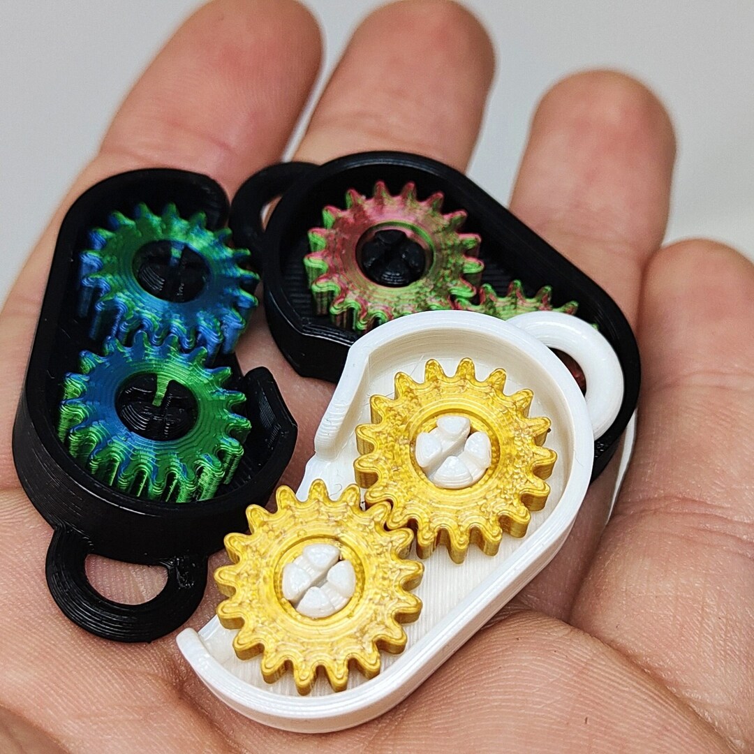 Spiny Gear Fidget Toy Anxiety Relief ADHD Lightweight Portable Stress ...