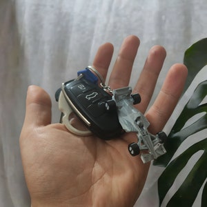 3D Printed Ferrari F1 Car Keychain: Vibrant Red Racing Gift - Etsy