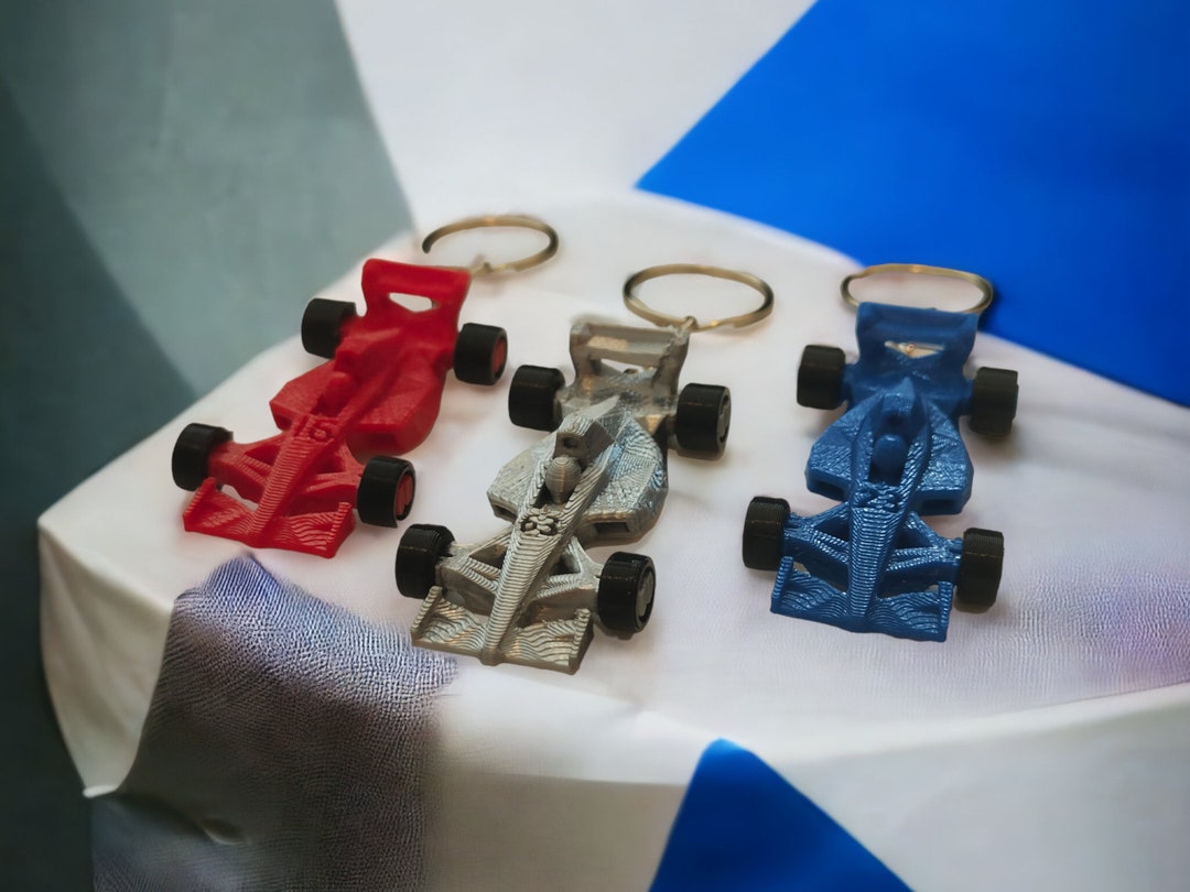 F1 Race Car Keychain 2023 Formula 1 Car Key Ring Gift for Car ...