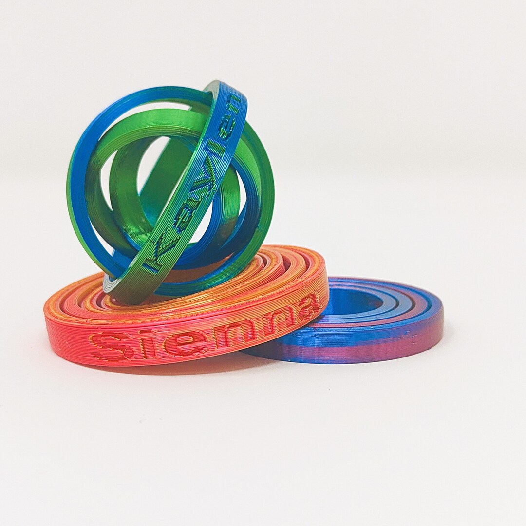 Personalised Fidget Toy Gyroscope Spinner Unique Fidgets for Stress ...