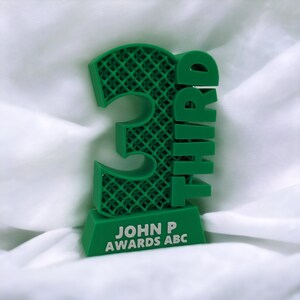 Custom Interlink Style Trophy: Custom Award for Achievements, Comedy ...