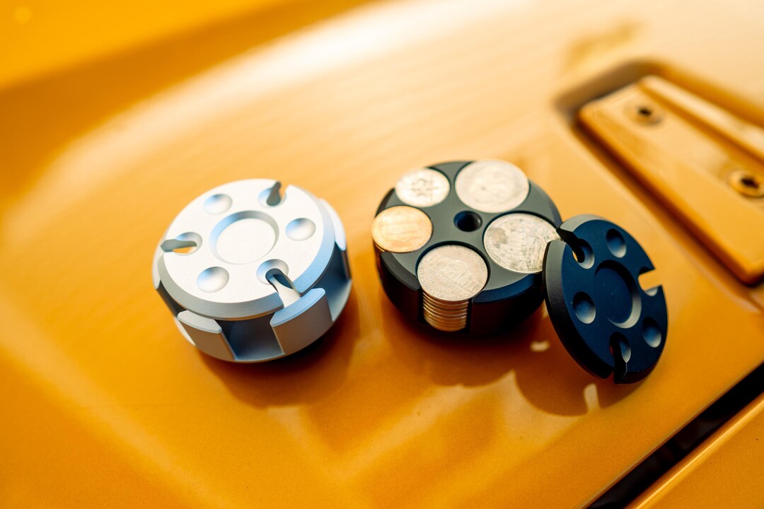 Metal Coin Holder With Clip Pocket Tactical EDC Organizer American Coin ...