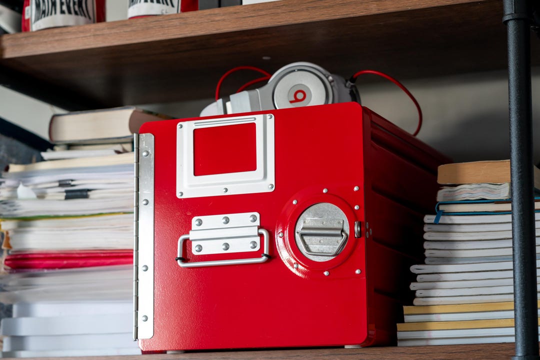 New Airline Galley Red Flight Storage Trolley 2 Drawers Cabinet ...