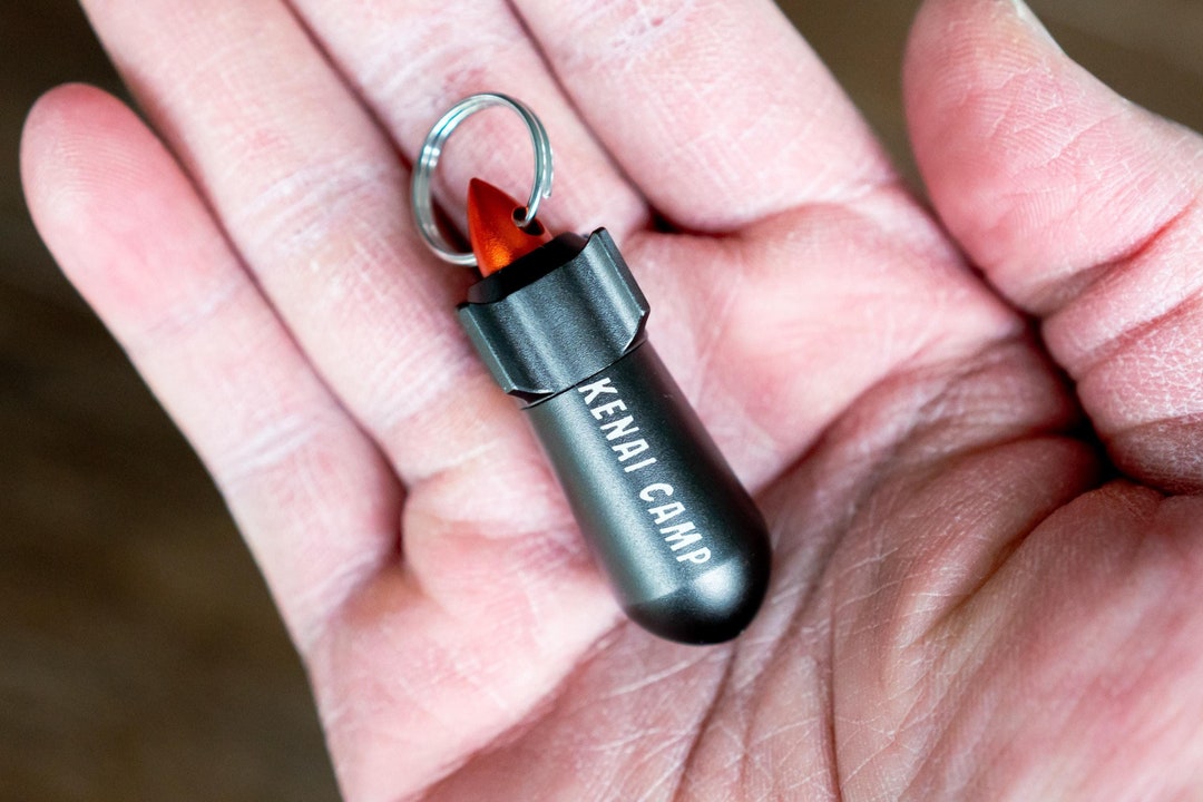 Personalized Pill Case EDC Keychain Customizable Pendant Snuff Pill Box ...