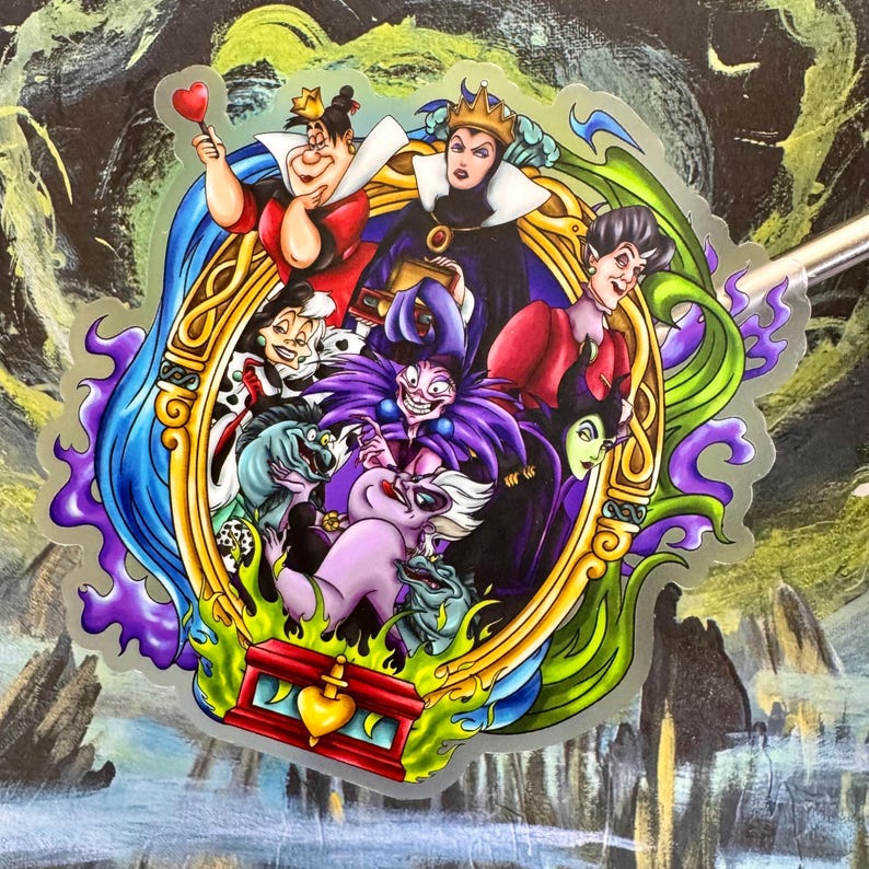 Villains Vinyl Sticker: Waterproof Laptop Decal - Etsy