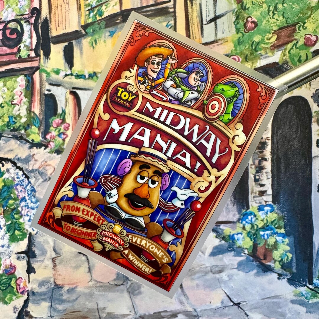 Midway Mania Sticker - Toy Story Inspired Vinyl Decal - Etsy
