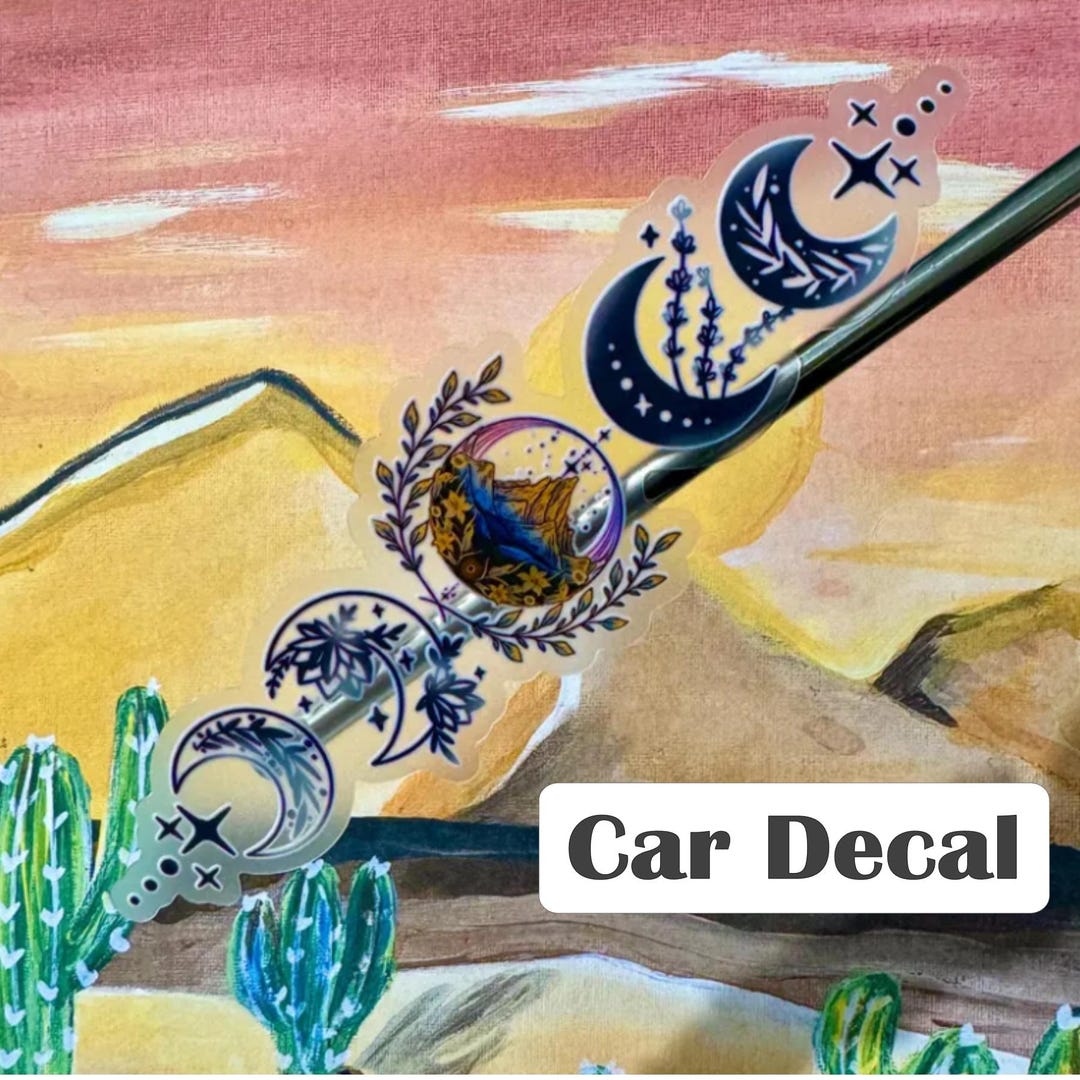 Moons Car Decal - Etsy