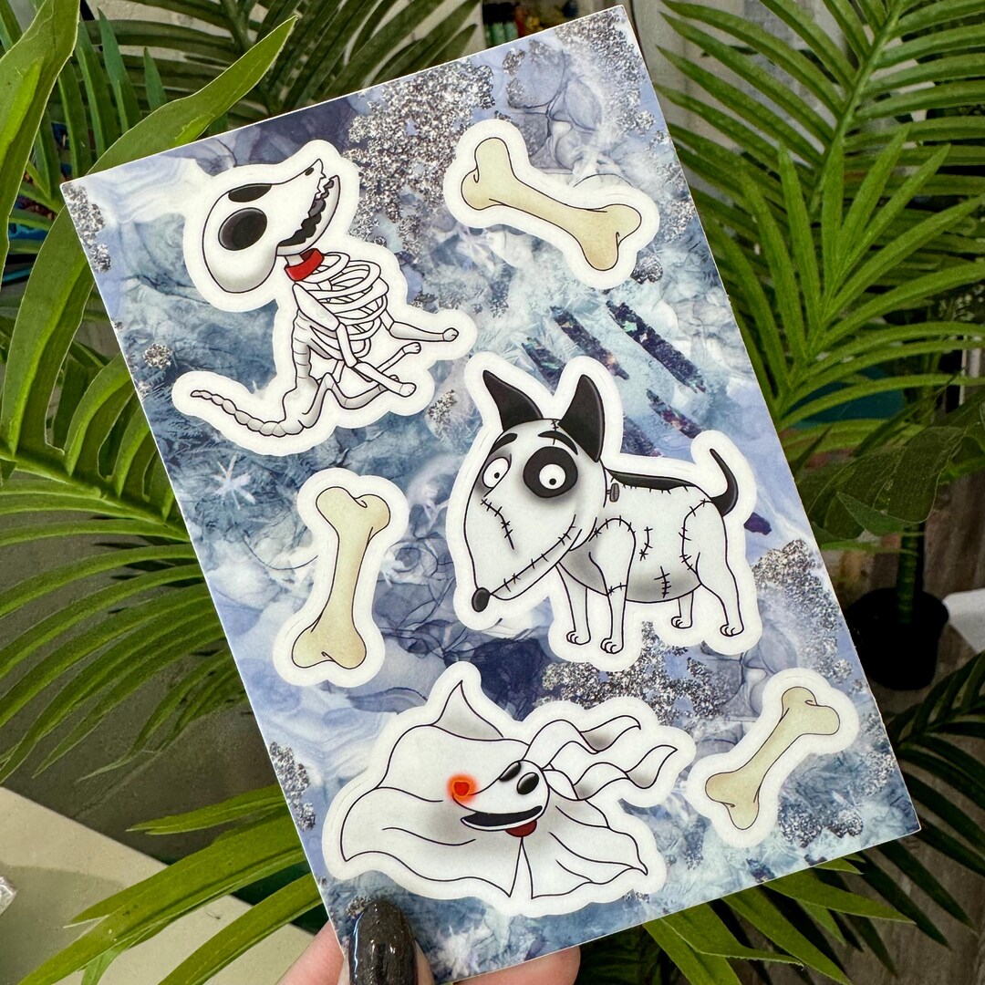 Ghost Pups Sticker Sheet - Etsy