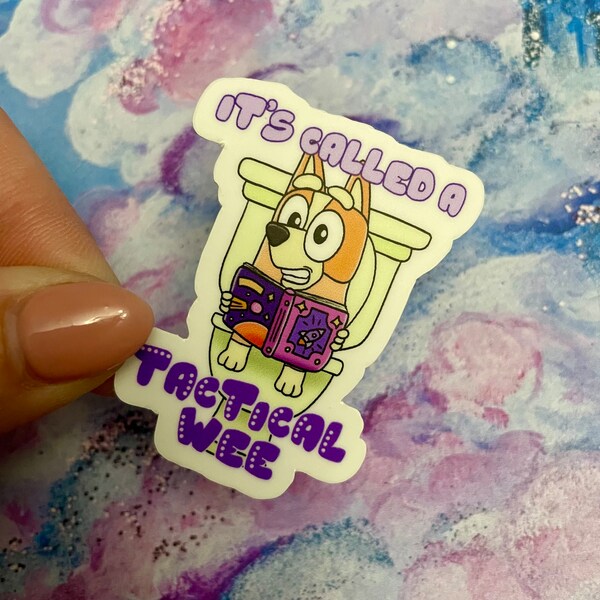 Bluey Tactical Stickers - Etsy