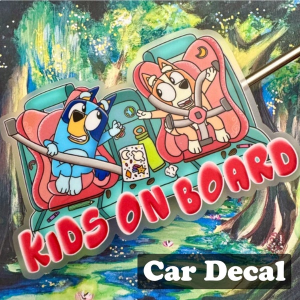 Kids Car Decals - Etsy