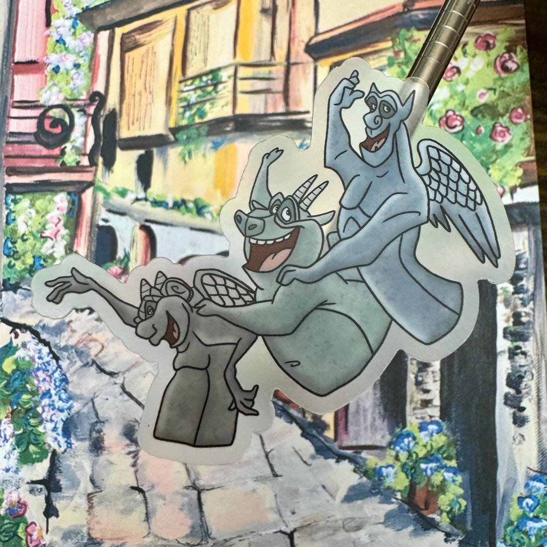 Gargoyles Vinyl Sticker, Waterproof Laptop Decal - Etsy