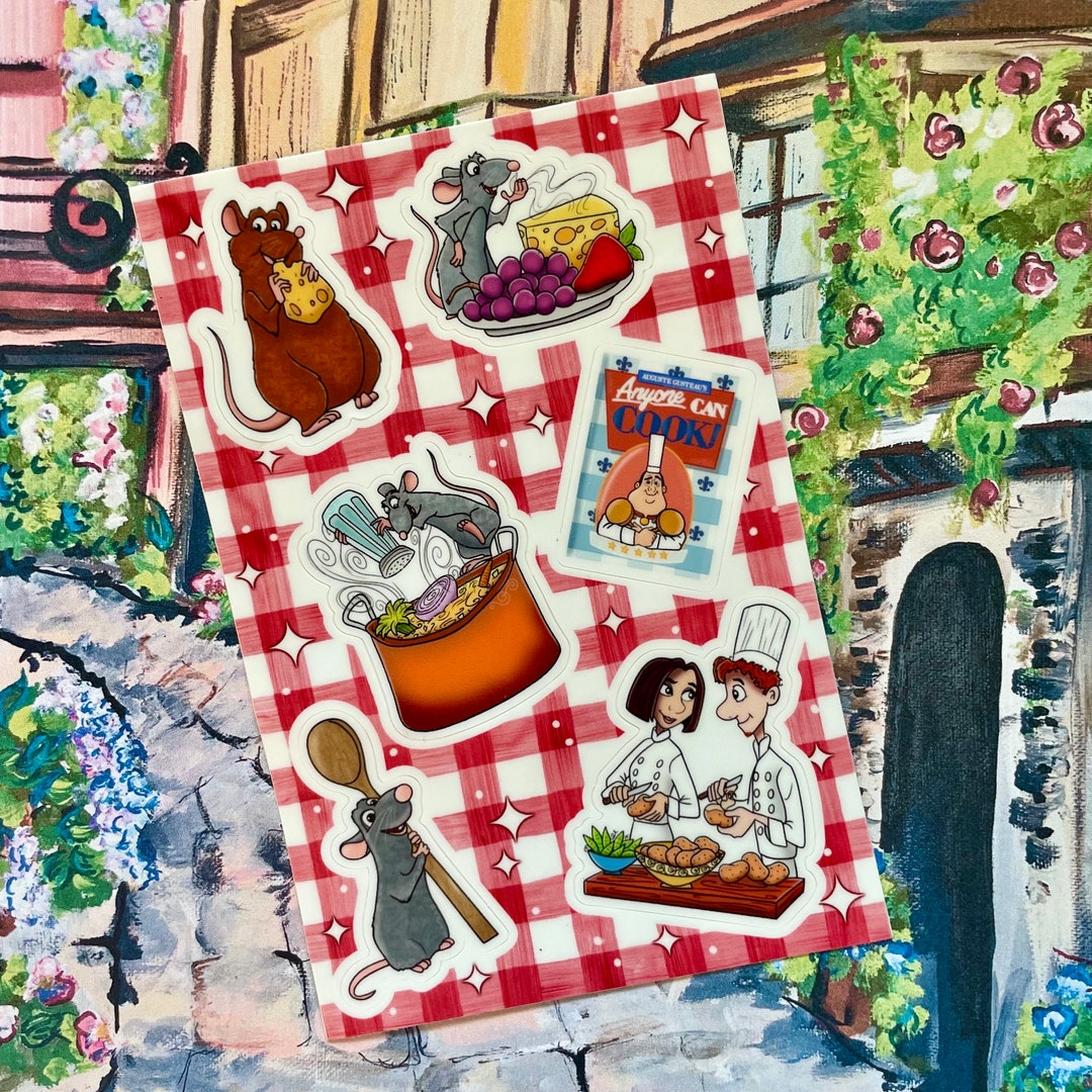 Tiny Chef Sticker Sheet - Etsy