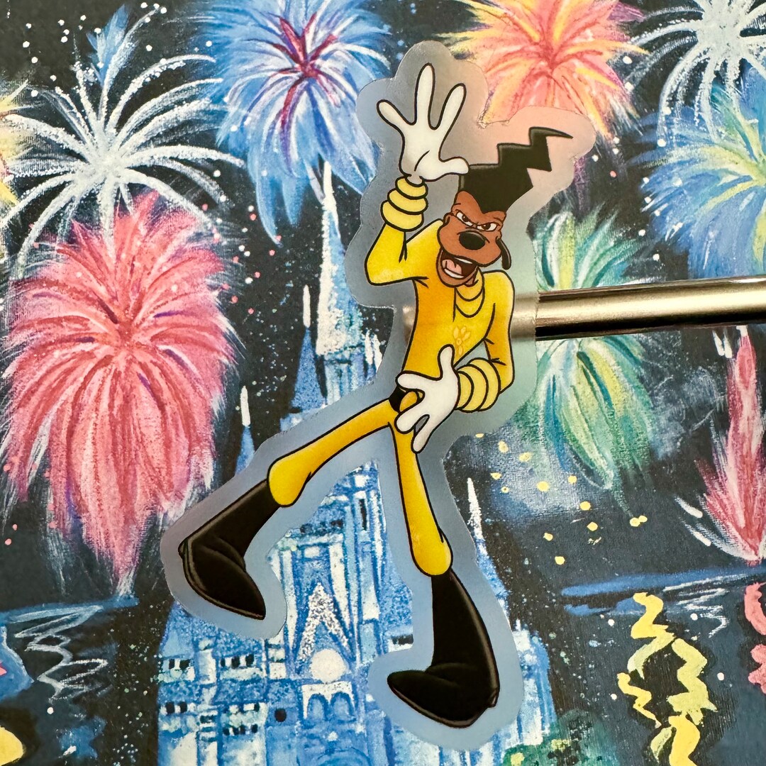 Powerline Goofy Waterproof Vinyl Sticker - Etsy
