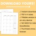 Undated Monthly Calendar Planner Printable • Double Page/month on Two ...